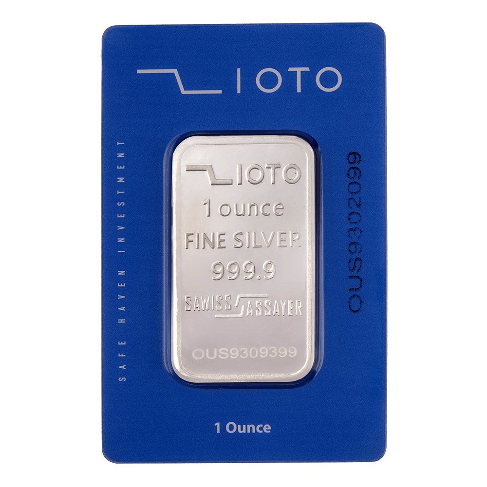 🛒 خرید شمش نقره 1 اونسی زیوتو ایرانی (Zioto) | نقره دات کام